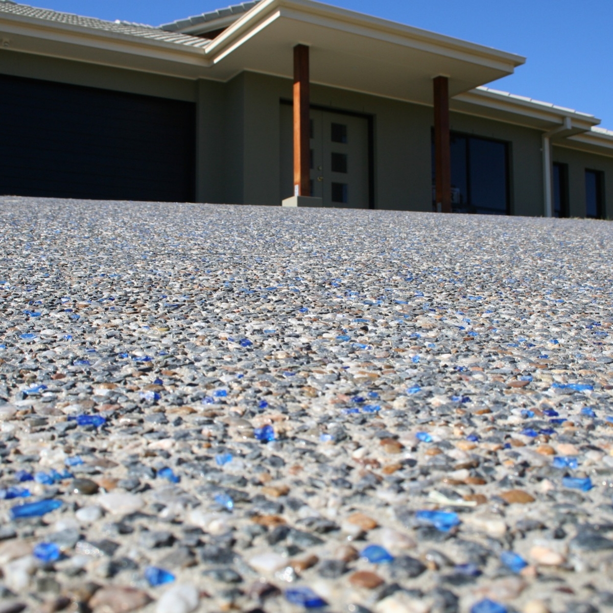 Exposed Aggregate Concrete Driveways Melbourne